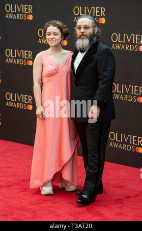 LONDON, ENGLAND - APRIL 07: Kyle Soller and Phoebe Fox attends The ...