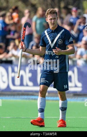 AMSTERDAM, 07-04-2019, Hoofdklasse Hockey Heren Seizoen 2018-2019 ...