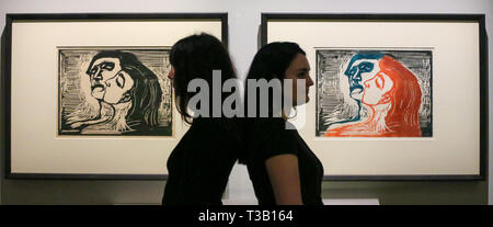 The Head By Head by Edvard Munch 1905. the Munch Museum in Oslo, Norway ...