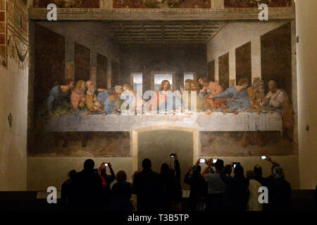 The Last Supper is a late 15th-century mural painting by Leonardo da ...