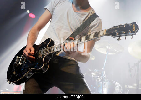 Dan Fenton of The Vapors performs on stage at Kentish Town Forum ...