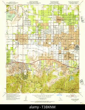 Canoga Park, California, map 1952, 1:24000, United States of America by ...