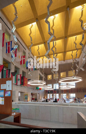 interior of campus, Georgetown University in Qatar (GU-Q; ) in ...