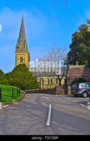 Village of Llandaff on the outskirts of Cardiff is a well to do ...