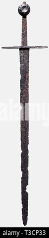 A German knightly hand-and-a-half sword, Passau, middle of the 14th ...