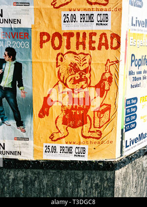 Pot Head poster, Cologne, Germany Stock Photo - Alamy
