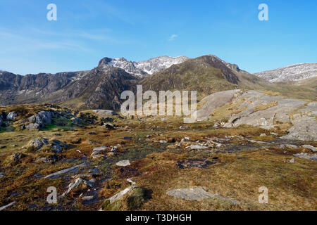 Y Garn is a mountain in the Glyderau range (the Glyders) in the ...