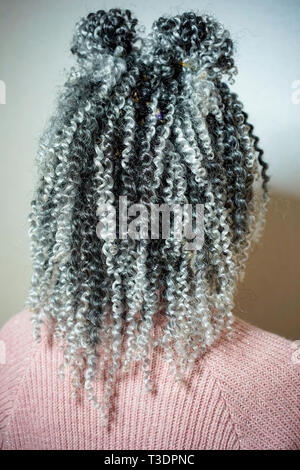 braided afro braids dreadlocks kanekalon pigtails hair with jewelry ...