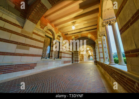 The famous Royce hall of UCLA, the University of California, Los ...