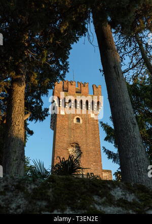 Scaligeri Castle in Lazise at Lake Garda, Italy Stock Photo - Alamy