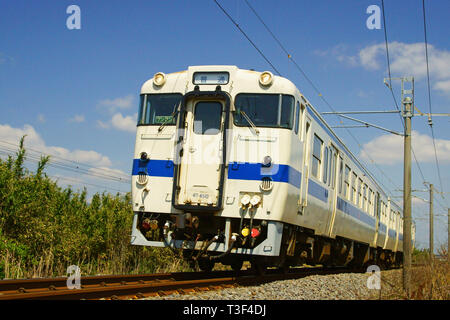 Local train on Kagoshima Main Line Stock Photo - Alamy