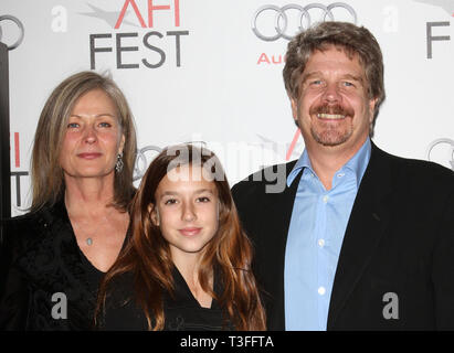 John Wells with his wife Marilyn Wells and daughter Madison Wells AFI ...