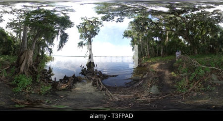 360° view of Lake Jesup, Florida - Alamy