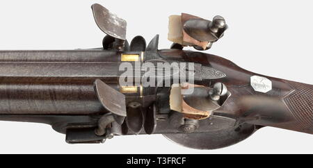 A flintlock double-barrelled shotgun, John Manton, London, circa 1810 ...