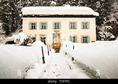 Sils im Engadin/Segl Nietzsche House in Sils-Maria Switzerland ...