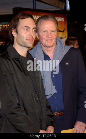Actor Jon Voight (L) and his son James Haven attend the premiere of the ...