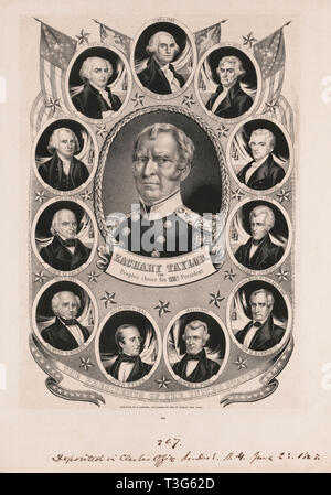 USA Presidential Election of 1840 in which Whig William Harrison ...