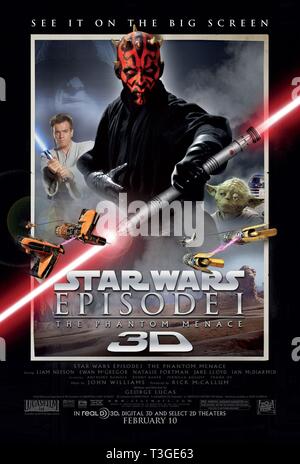 STAR WARS EPISODE 1 - THE PHANTOM MENACE Poster for 1999 TCF film Stock ...