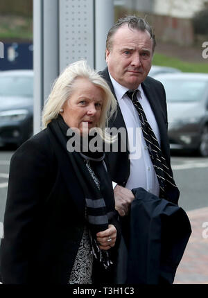 Clutha owner Alan Crossan and Mary Kavanagh who lost her partner in the ...