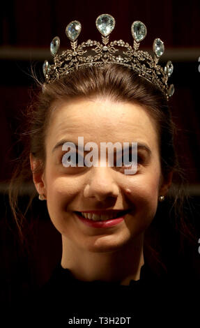 A rare Faberge aquamarine and diamond tiara from 1904, with a sales ...