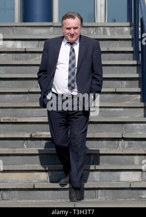 Owner of the Clutha bar Alan Crossan leaving the Fatal Accident Inquiry ...