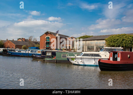 Shardlow Marina And Canal Derbyshire Stock Photo - Alamy