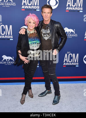 Dennis Quaid, Tanya Tucker at the 54th Academy of Country Music Awards ...