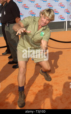 Steve Irwin, of The Crocodile Hunter at the 15th Annual Nickelodeon Kid ...