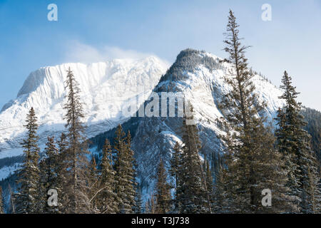 Roche a Perdrix mountain in Jasper Alberta Stock Photo - Alamy