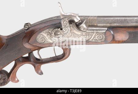 A percussion target rifle from the armoury of King Otto I, Rieger in ...