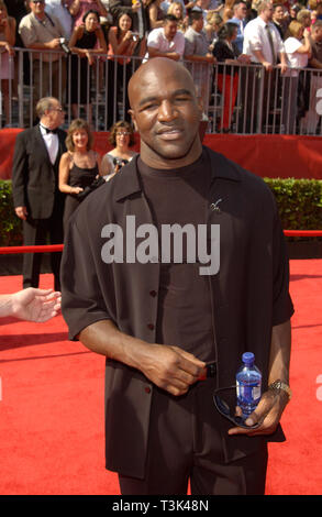 Evander Holyfield at the Annual ESPY Awards, held at the Nokia Theatre ...