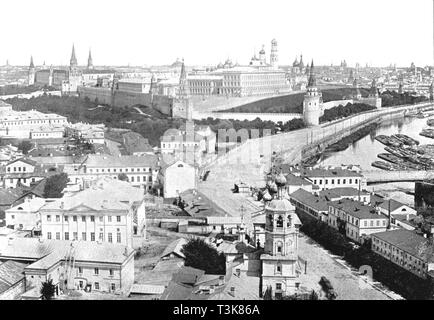 geography / travel, Russia, Moscow, Kremlin, copper engraving, early ...
