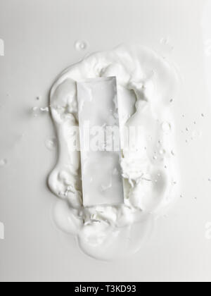 a milk wave. after falling into milk Stock Photo - Alamy