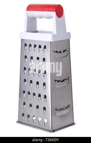 Single grater for food isolated over white background Stock Photo - Alamy