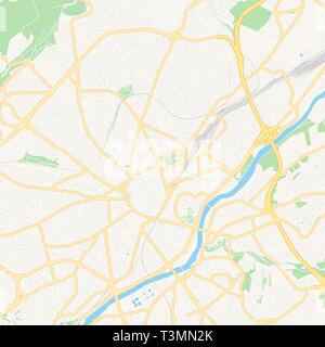 MAP OF LIMOGES FRANCE Stock Photo - Alamy