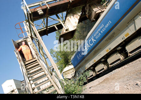 Loading Truck in a Limestone Quarry Stock Photo - Alamy