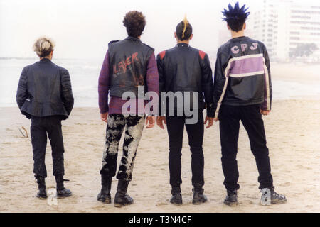 Italian actors Federico Di Flauro, Danilo Mastracci, Flavio Pistilli ...