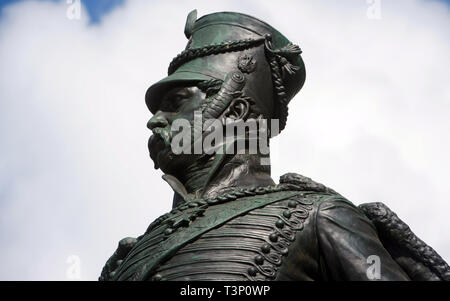 The Ferdinand von Schill monument in Stralsund, Germany Stock Photo - Alamy