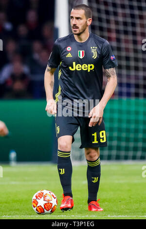 AMSTERDAM, Football,10-04-2019, Stadium Johan Cruyff Arena. Champions ...