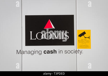Loomis Cash Security Van. Managing cash in society, in Exchange Square ...