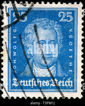 Postage stamp from the German Realm in the Famous Germans series issued ...