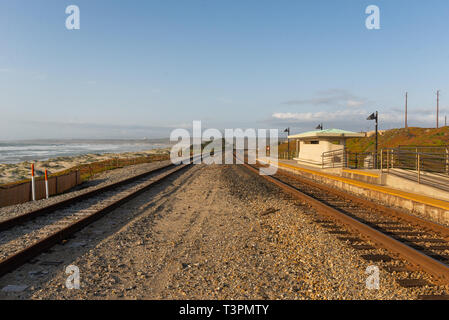 LOMPOC - Train tracks at California State Route 1 - Pacific Cost ...