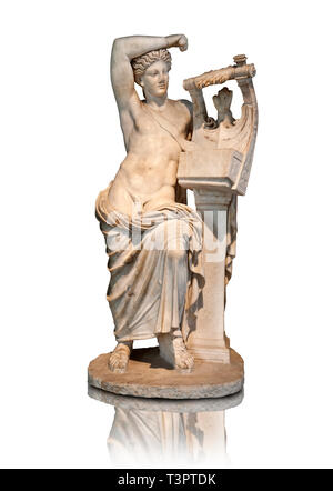 The God Apollo playing the Cithara ( Apollo Citharaodos) a 2nd century ...