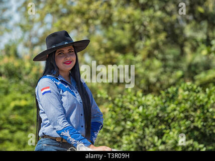 Young woman, Asuncion, Paraguay, South America Stock Photo - Alamy