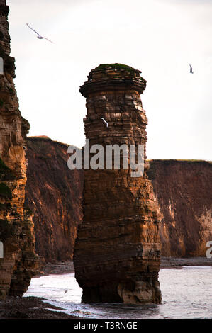 Lots Wife stack, Marsden Beach, South Shields Stock Photo - Alamy