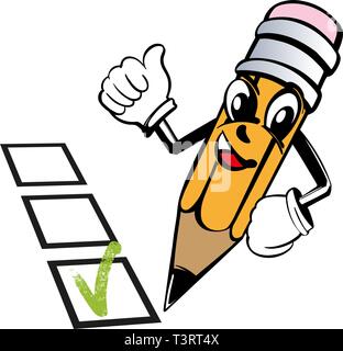School test writing icon. Cartoon of school test writing vector icon ...