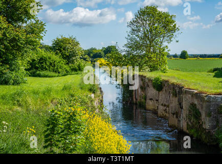 Louth Canal at Alvingham Stock Photo - Alamy