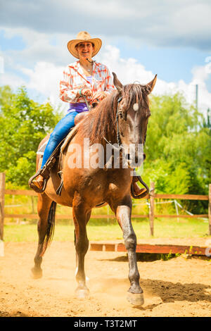 Taking care of animals, horsemanship, western competitions concept ...