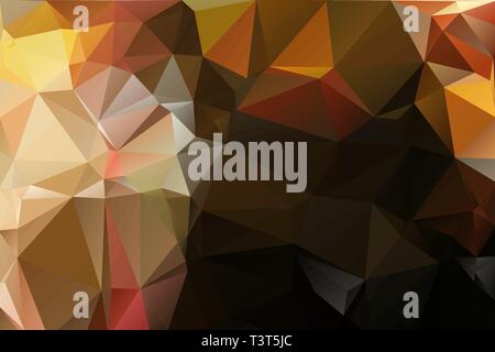 Colorful abstract background from triangles, blue and yellow gradient ...