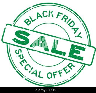 black friday grunge stamp. black friday round vintage stamp Stock ...